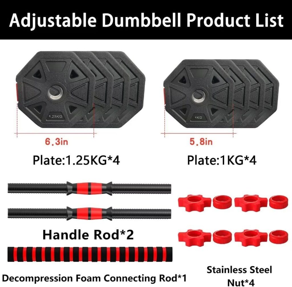 Improve Your Fitness Journey with Adjustable Weights Dumbbells Set